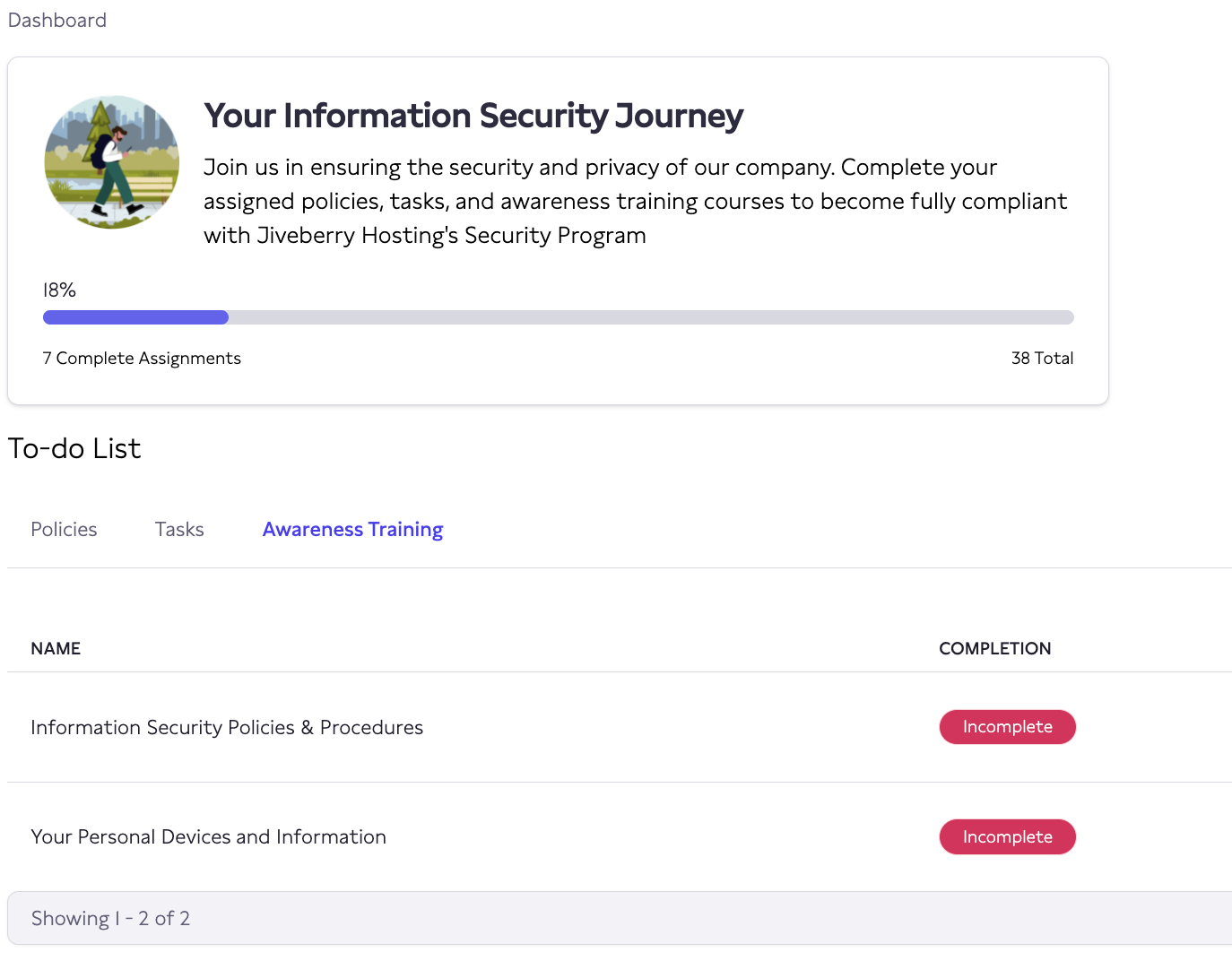 Completing Security & Privacy Awareness Training – Carbide